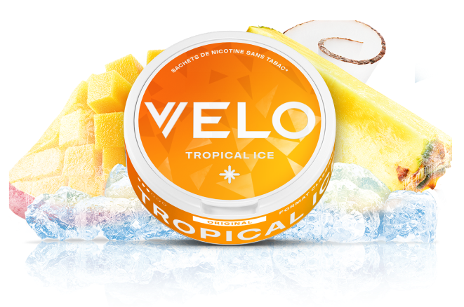 Nouveau sachets de nicotine : Saveurs fruitées Ice - VELO FR